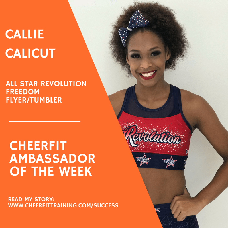 Ambassador Feature: Callie Calicut - CHEERFIT