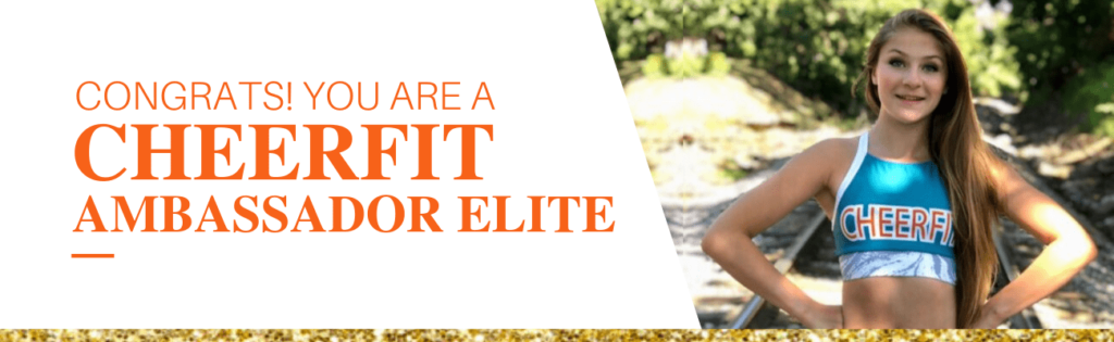 CHEERFIT Ambassador Elite - Welcome to your Next CHEERFIT Journey